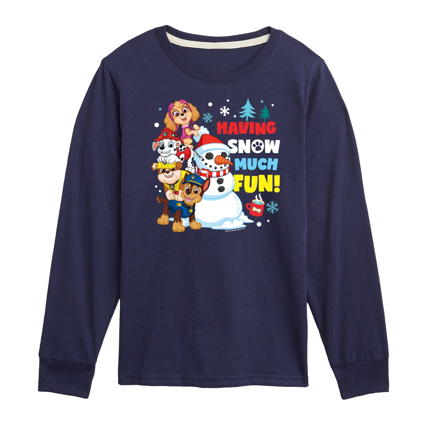 Paw Patrol - Having Snow Much Fun - Toddler And Youth Long Sleeve ...