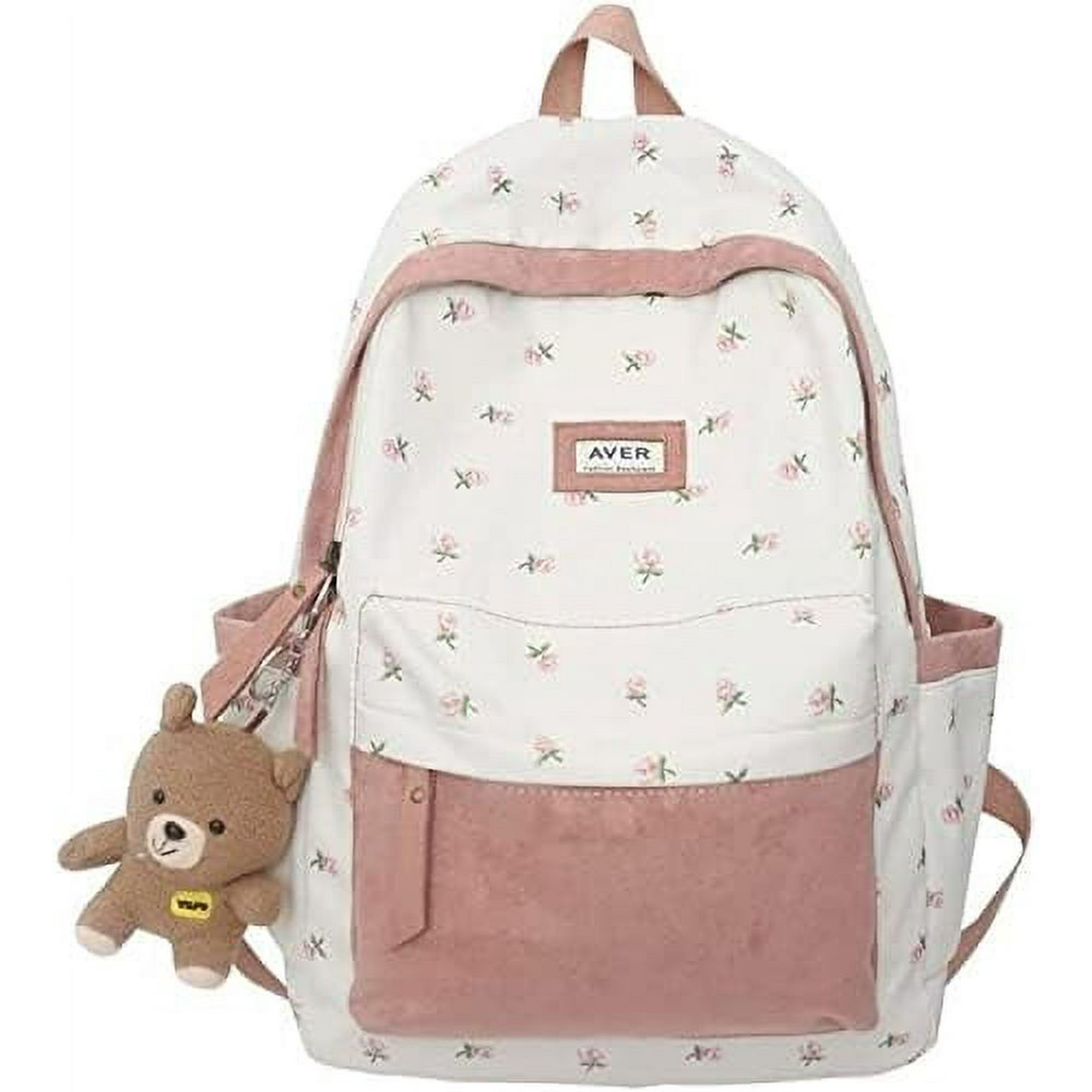Click here for Entasser 2025 Cute Preppy Bag Floral Printed Kawai... prices