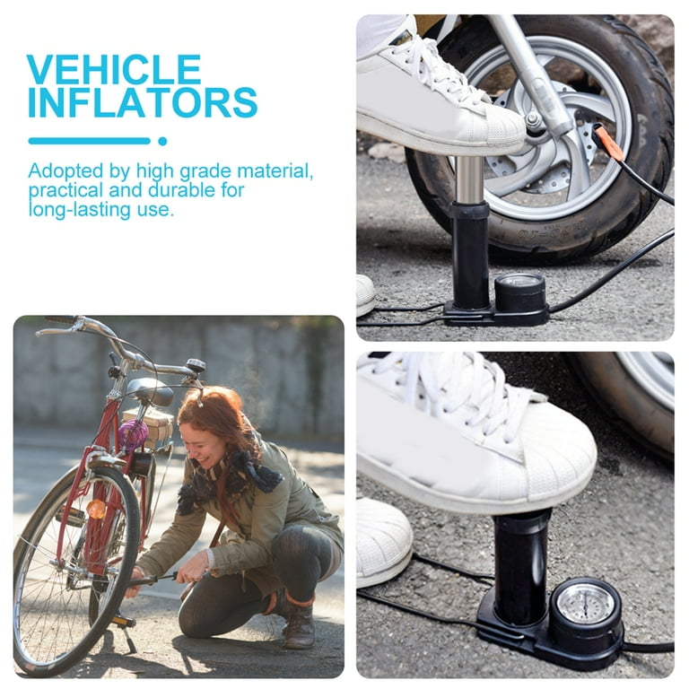 Inflator Inflators Air Pump for Bike Car Tire Aluminum Alloy Compressor Lightweight Practical Scooter