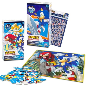 SEGA Sonic the Hedgehog Floor Jigsaw Puzzles, 72 Piece, Bright Durable ...