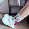 1pairs Y2K Hello Kitty Socks for Girls Medium Socks Kawaii Sanrio ...