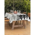 60x120 Inch Outdoor Tablecloth with Umbrella Hole Zipper Rectangle ...