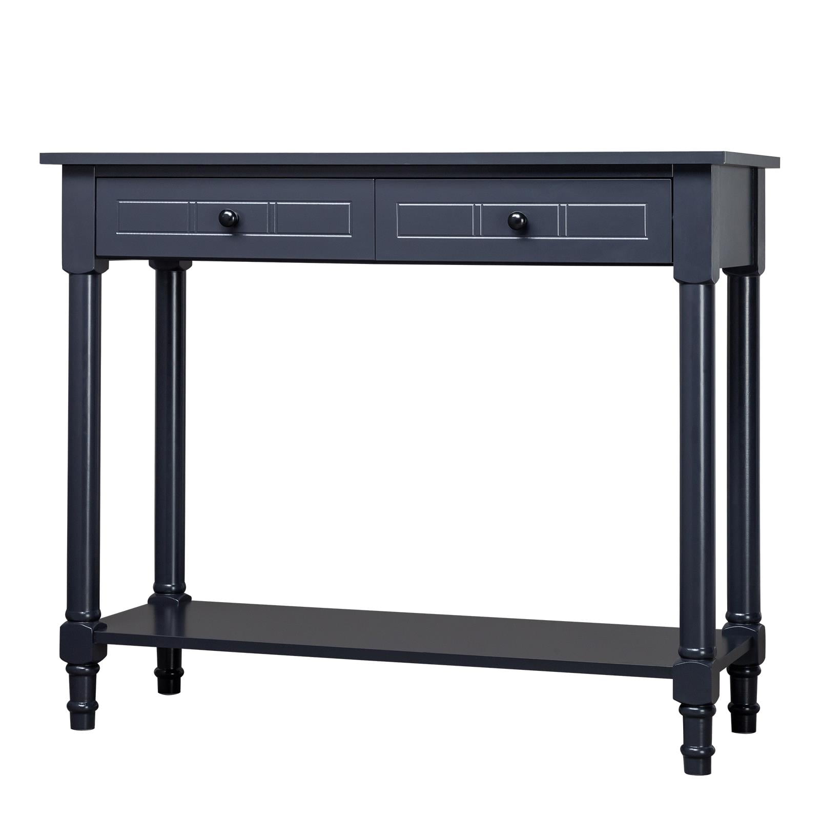 iTopRoad Traditional Wood Buffet Sideboard Console Sofa Table Side Desk ...