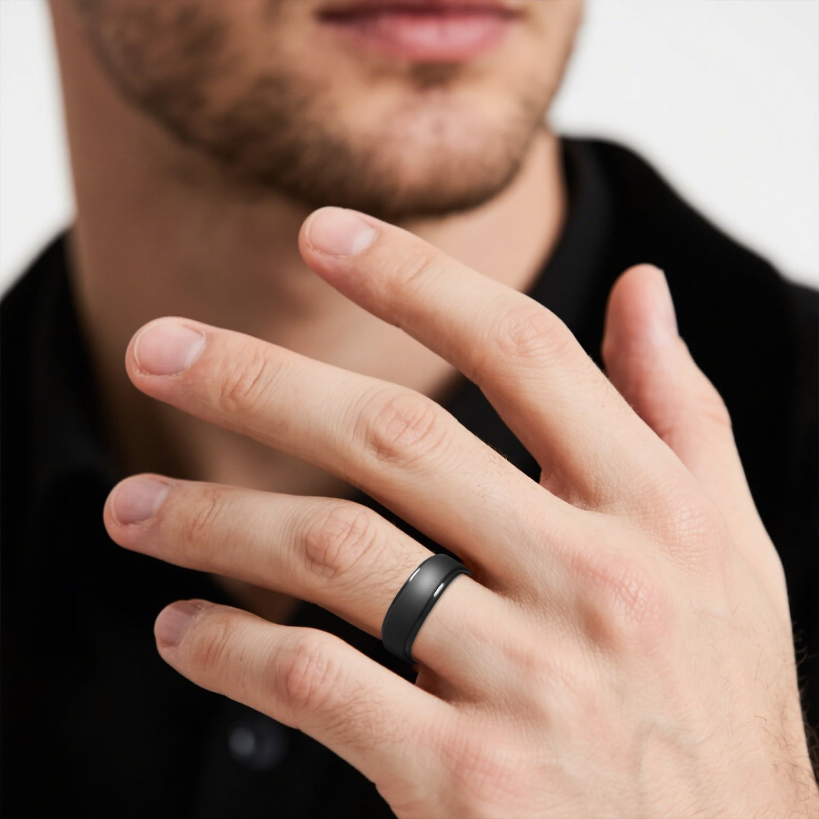 Click here for Yangzheee Silicone Ring For Men Durable Comfortabl... prices