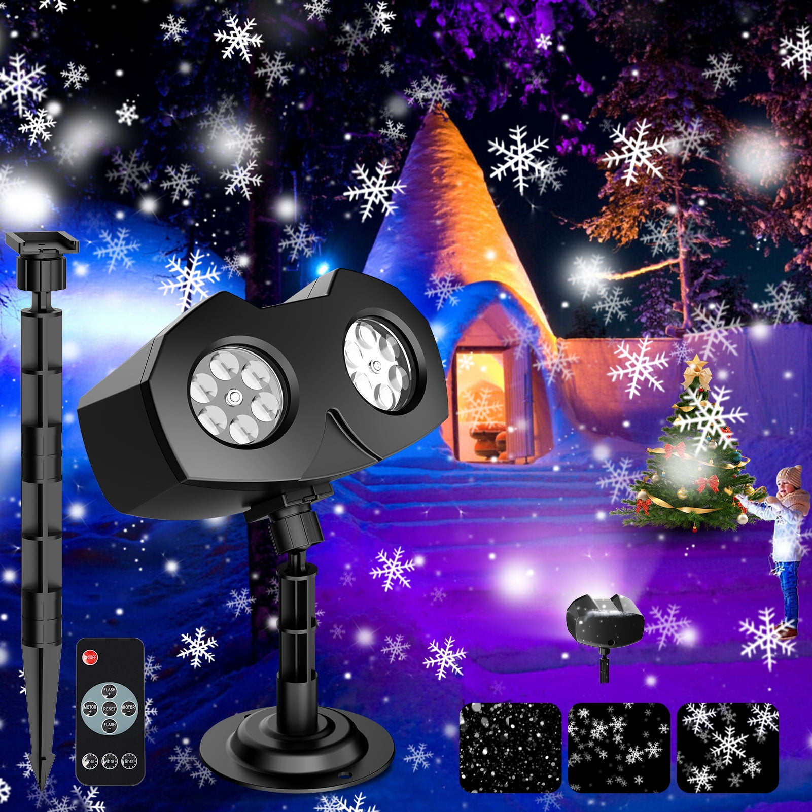 Click here for Fimilo Snowflake Projector Lights  Led Snowfall Pr... prices