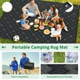Free Shipping! GOTGELIF Outdoor Rug 9x12 ft Waterproof Patio Rug Area ...
