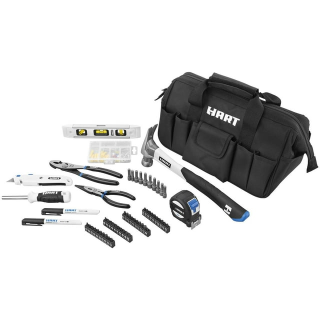 HART 90-Piece Household Tool Kit with Tool Bag - Walmart.ca