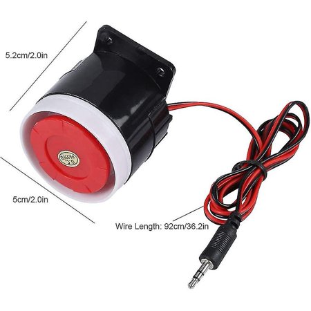 Dc 12v Mini Siren Wired Siren Sound Alarm System Siren For Home ...