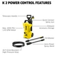 Karcher K 2 Power Control High Water Pressure Washer, 2000 PSI, 1.45 ...