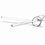 Teabloom Petite Crystal Clear Glass Teaspoons - Set of 2 - Walmart.com