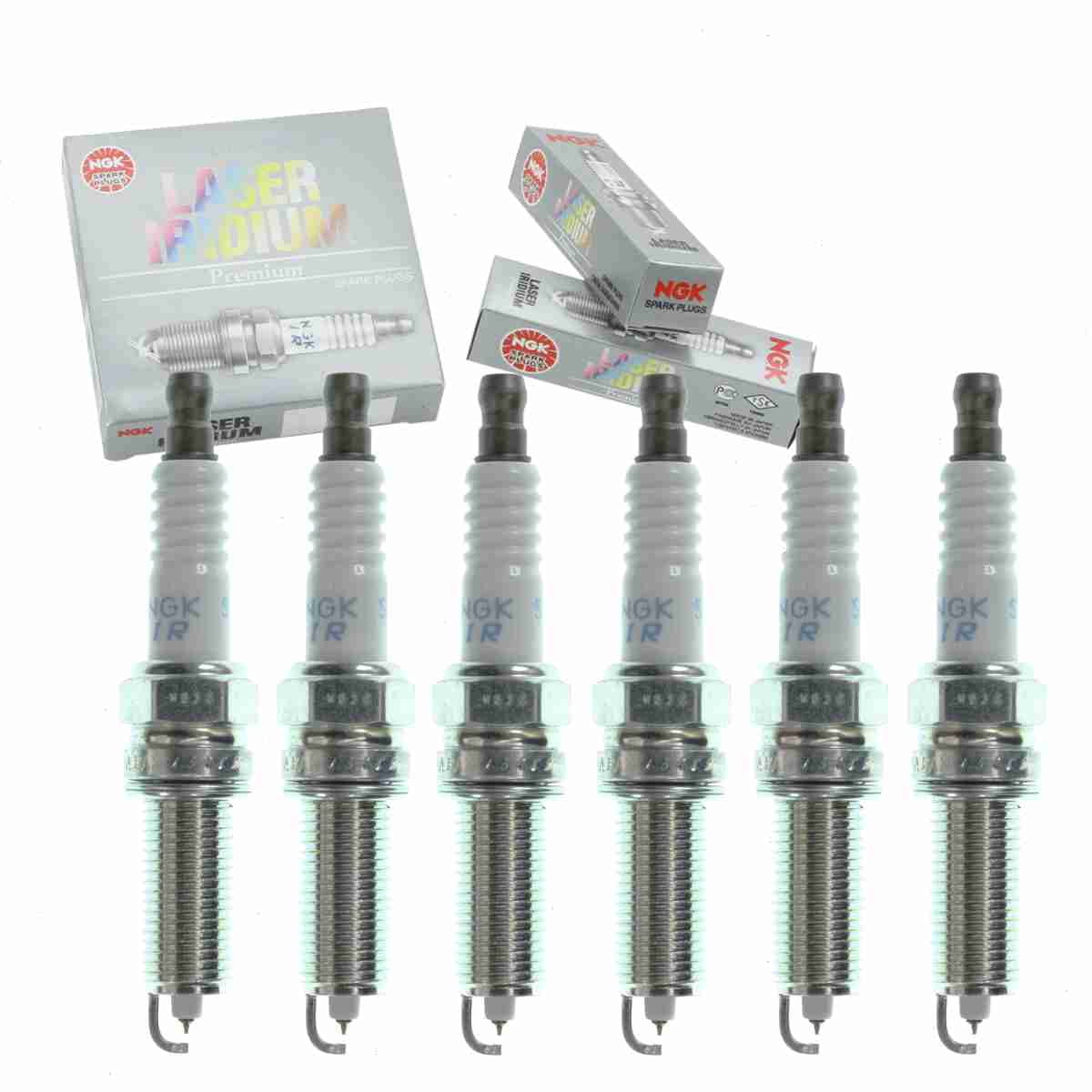 6 pc NGK 9723 Laser Iridium Spark Plugs for 9030 9686 9752 REC8WYPB3 ...