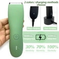 Men's Electric Body Hair Trimmer, IPX7 Waterproof for Wet/Dry Use, with ...