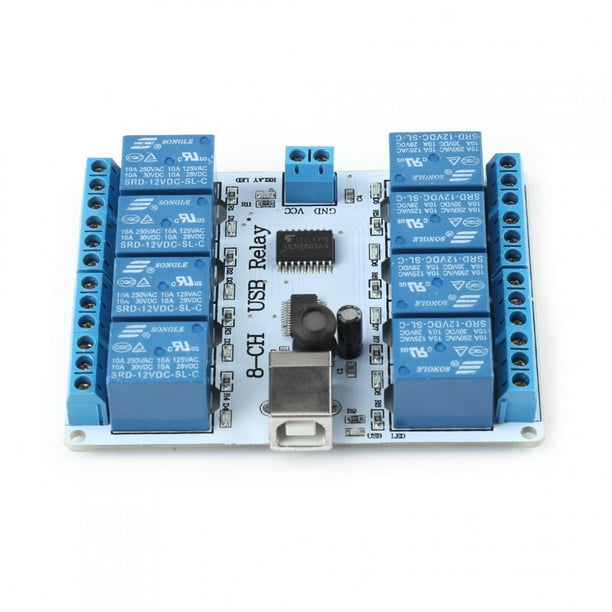 USB Relay Board 12VDC USB Relay, Type-B USB Relay Board, Relay Board ...