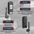 Keyless Entry Remote Key Fob 3-Button Replacement for 2012-2018 Mazda 3 ...
