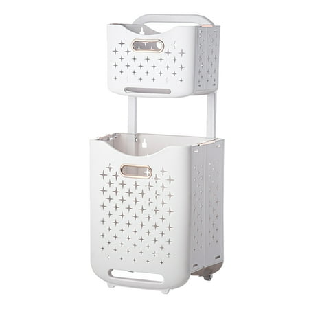 Collapsible Laundry Basket Portable Foldable Laundry Hamper Clothes ...