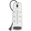 Belkin Surge Protector - 12 AC & 2 USB Ports, 6ft Cord - White (3,996 ...