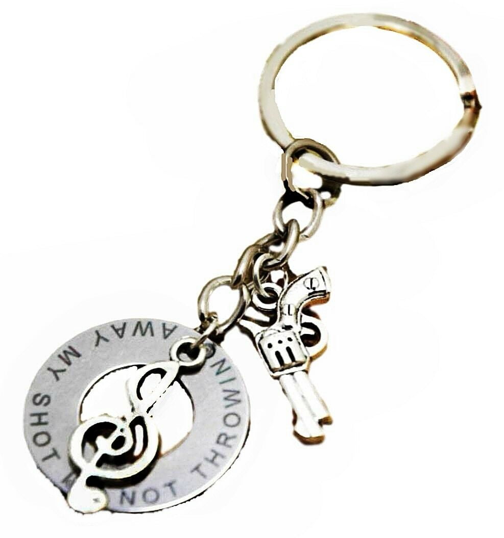 Hamilton Broadway Not Throwing Away My Shot Charm Metal Keychain ...