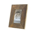 Decmode Modern 9 x 7 inch rectangular brown wooden picture frame, Brown ...