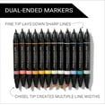 Prismacolor Premier Dual-Ended Art Markers, Mid Tones, 12-Color Set ...