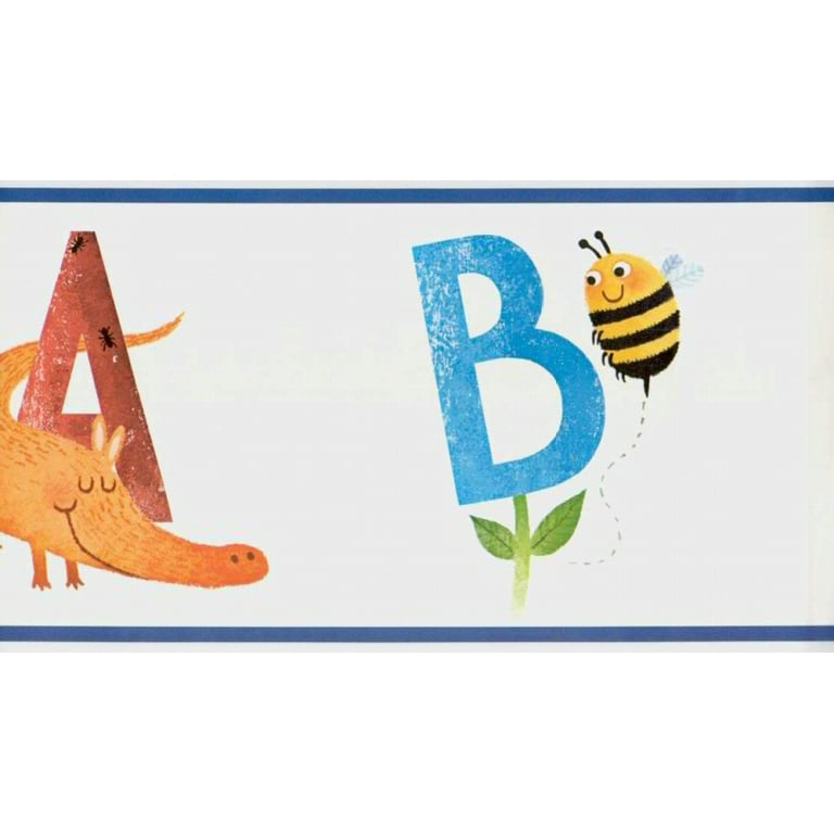 Alphabet Wallpaper Border