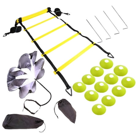 6M Agility Ladder Training Set, Workout Exercise Trainer Improves ...