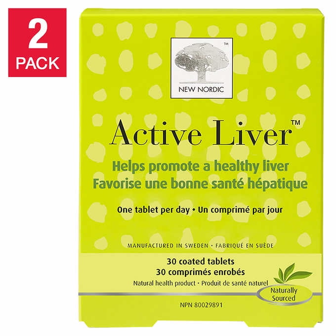 New Nordic Active Liver Tablets, 30-count, 2-pack | Walmart Canada