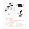 CCY 7-in-1 Wi-Fi Weather Station with APP, 7.5-Inch VA Display ...