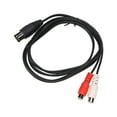 Big Sale Din 7pin Male To 2rca Female Cable Pure Copper Wire Core Sound