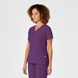 WonderWink W123 6455-Women's Mock Wrap Scrub Top - Walmart.com