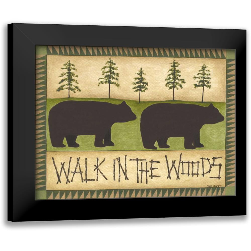 Shamp, Cindy 18x15 Black Modern Framed Museum Art Print Titled - Walk ...