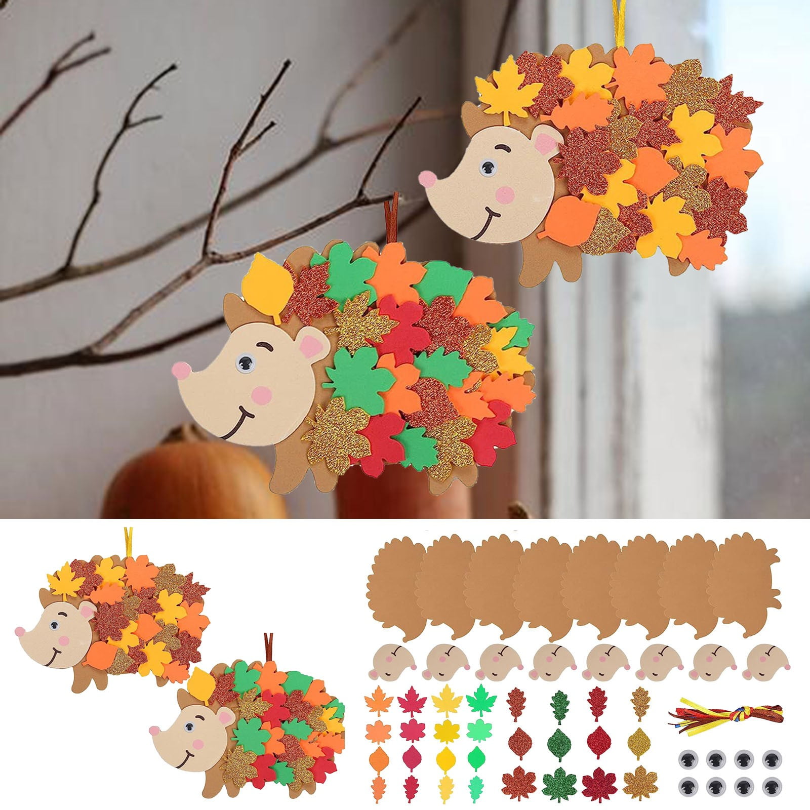 Click here for Chenjiaaa 8 Piece Hedgehog Craft Set Originality T... prices