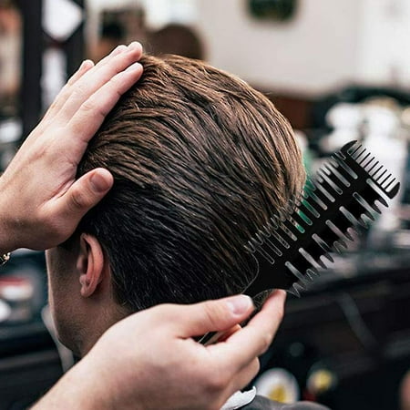 Way Fishbone Comb Hair Highlighting Sectioning Comb, Black | Walmart Canada