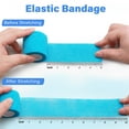 LotFancy Self Adhesive Bandage Wrap, 2" x 5 Yards, Breathable Sports ...