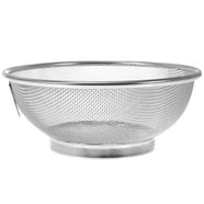 BAODELI - 6 Quart Stainless Steel Oval Colander with Expandable Handle ...