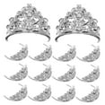 GETAJGHSD 20Pcs Doll Crown Accessories Mini Crowns for Crafts Silver ...