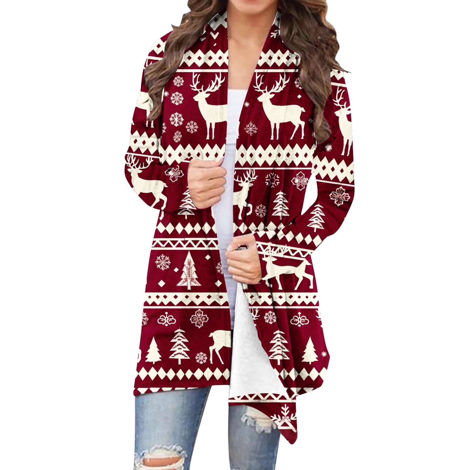 Click here for Lovzfmll Womens Christmas Cardigan  Casual Long-Sl... prices