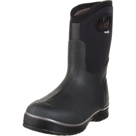 Bogs Men's Classic Ultra Mid Waterproof Insulated Rain Boot, Black, 5 D ...