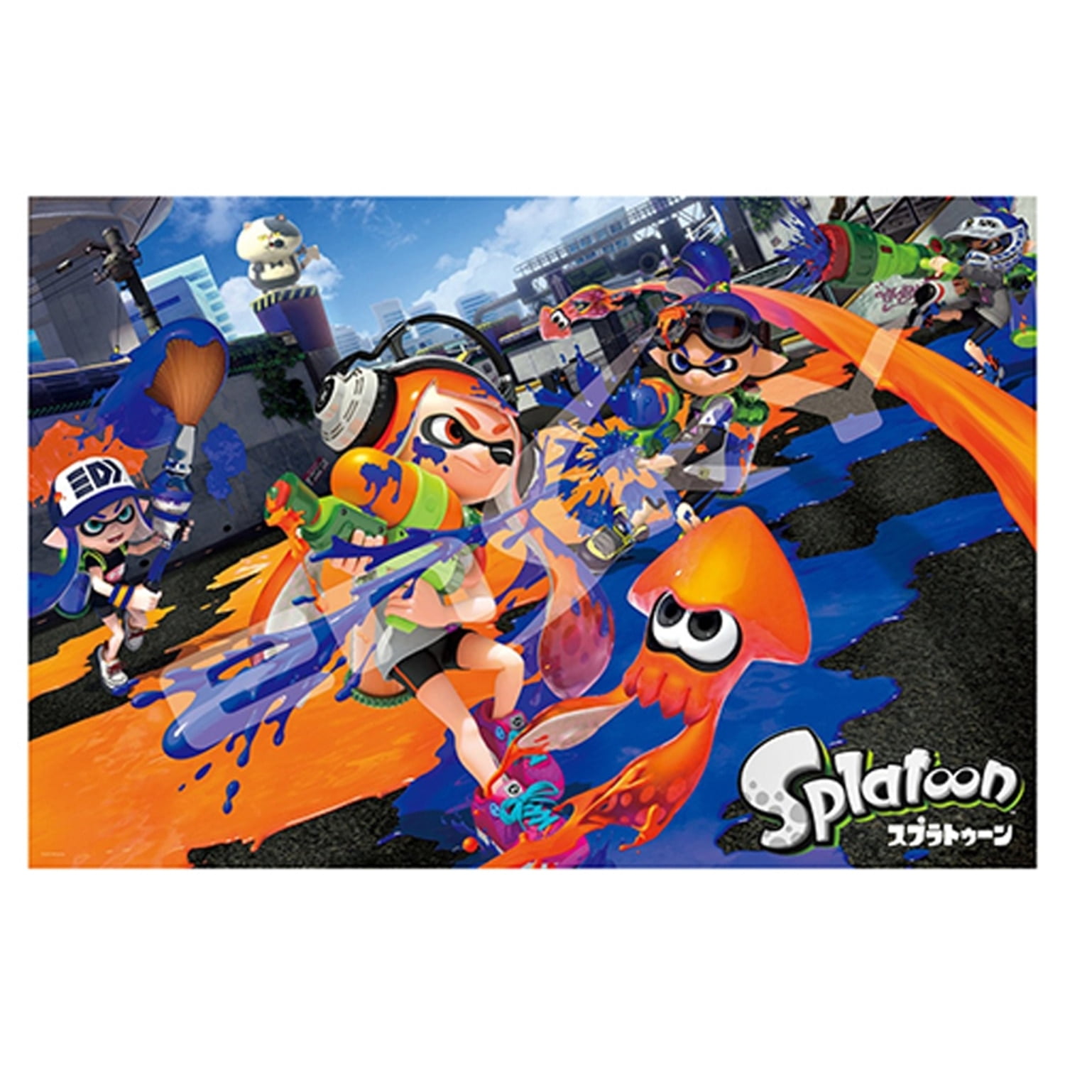 Nintendo 1000-558 Splatoon Splat Jigsaw Puzzle Toy - Walmart.com