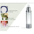 Pack) 1 oz Airless Pump Plastic Bottle Refillable Container - Walmart.com