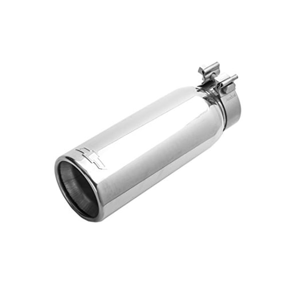 GM Accessories 22799812 Stainless Steel, Straight Cut, Dual Wall Tail ...