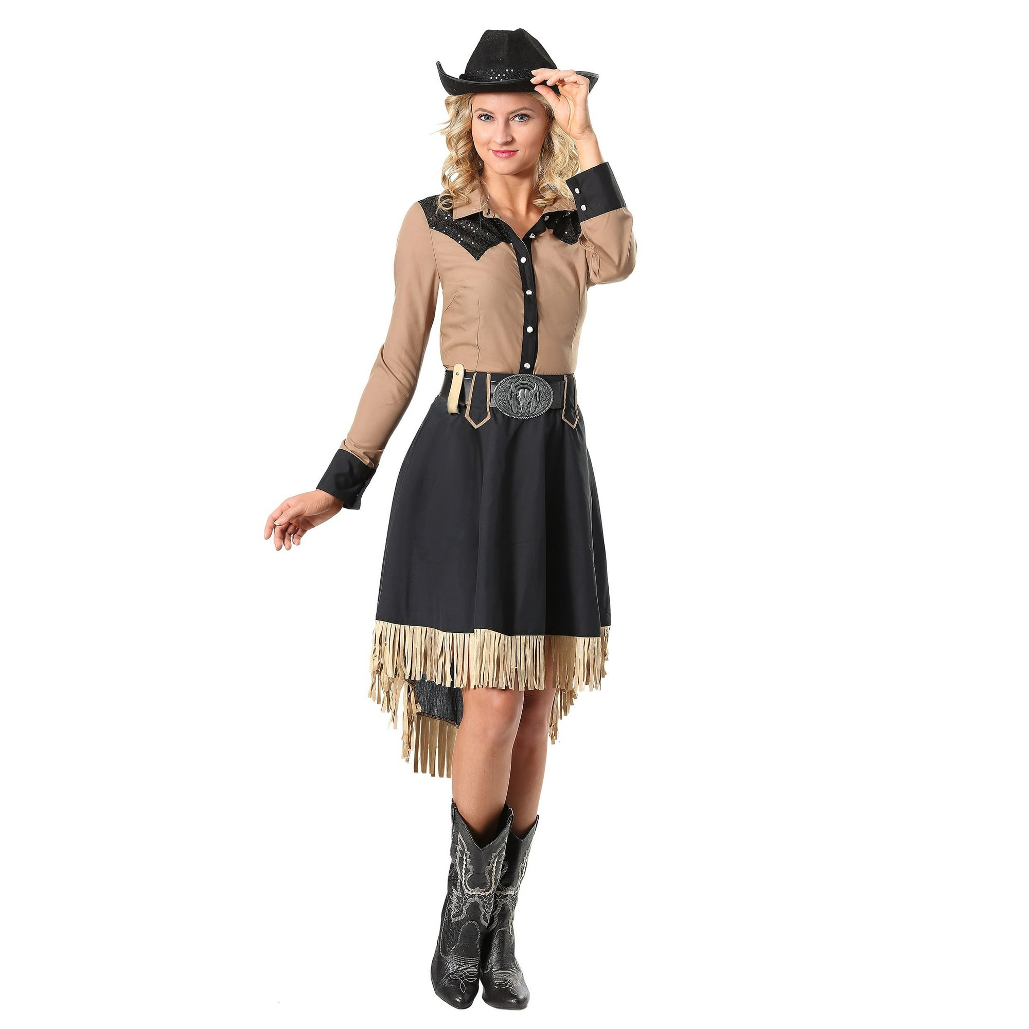 Click here for Fun Costumes Womens Lasson Cowgirl Costume L prices