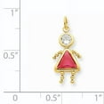 14k October Girl Birthstone Charm - Walmart.com