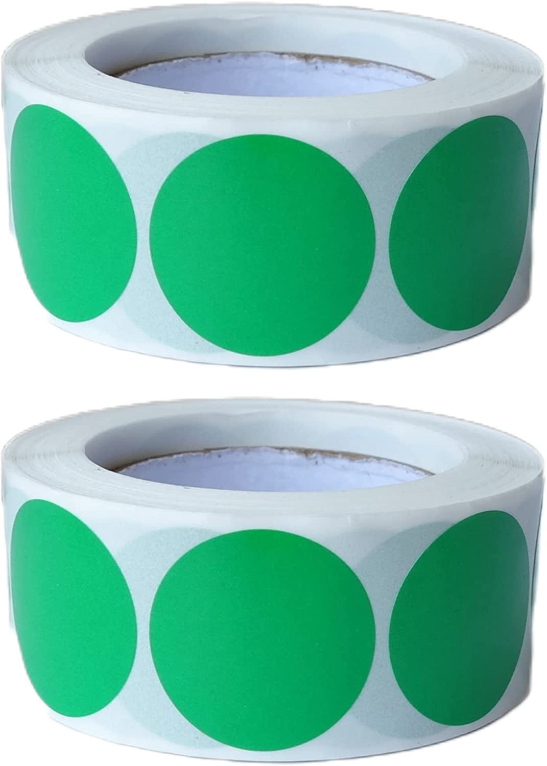 1000 Pieces 1 Inch Color Coding Labels Writable Circle Dot Stickers ...