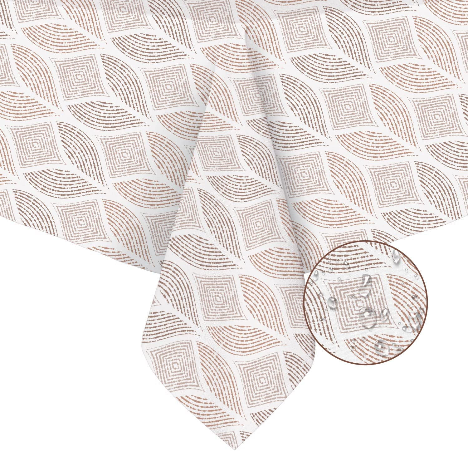Rectangle Tablecloth, Modern Geometric Rectangle Tablecloth, Tablecloth ...