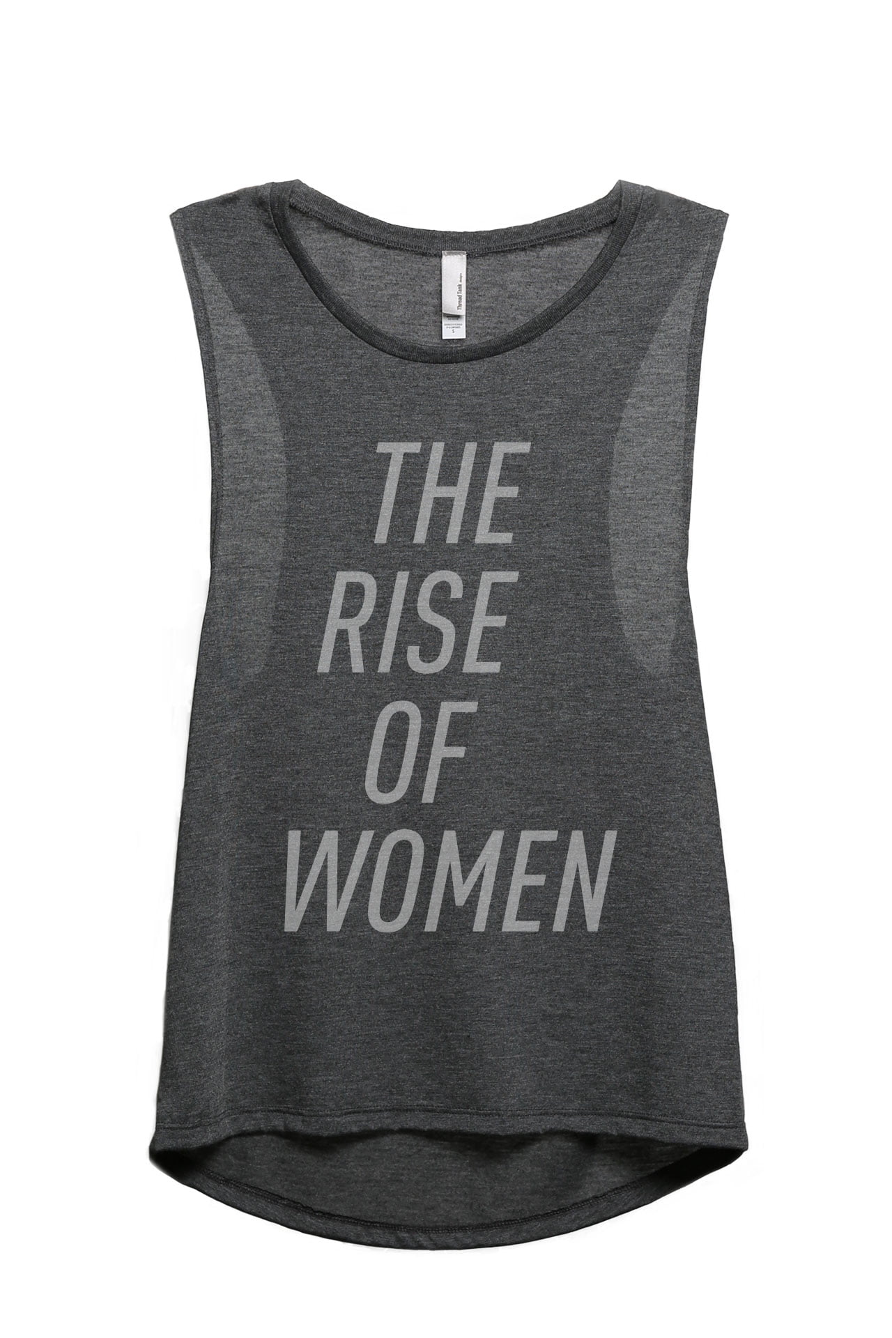 Thread Tank The Rise Of Women's Sleeveless Muscle Tank Top Charcoal X ...
