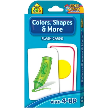 School Zone Publishing SZP04011 Colors Shapes & More Flash Cards ...