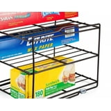 Kitchen Wrap Storage Holder - Cabinet Organizer for Foil, Food Wrap ...