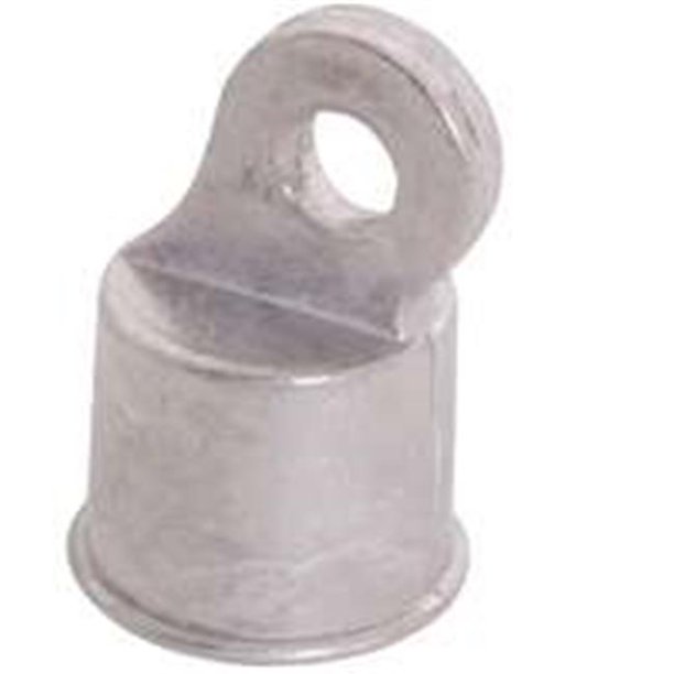 Stephens Pipe & Steel HD05010RP Chain Link Fence Rail End, Aluminum ...