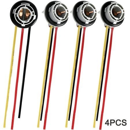 Compuye 4 Pieces 1157 2057 2357 7528 LED Bulbs Socket Holder Auto Car ...