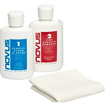 NOVUS Plastic Cleaner and Polish 2-oz Kit #1, #2 - Walmart.com
